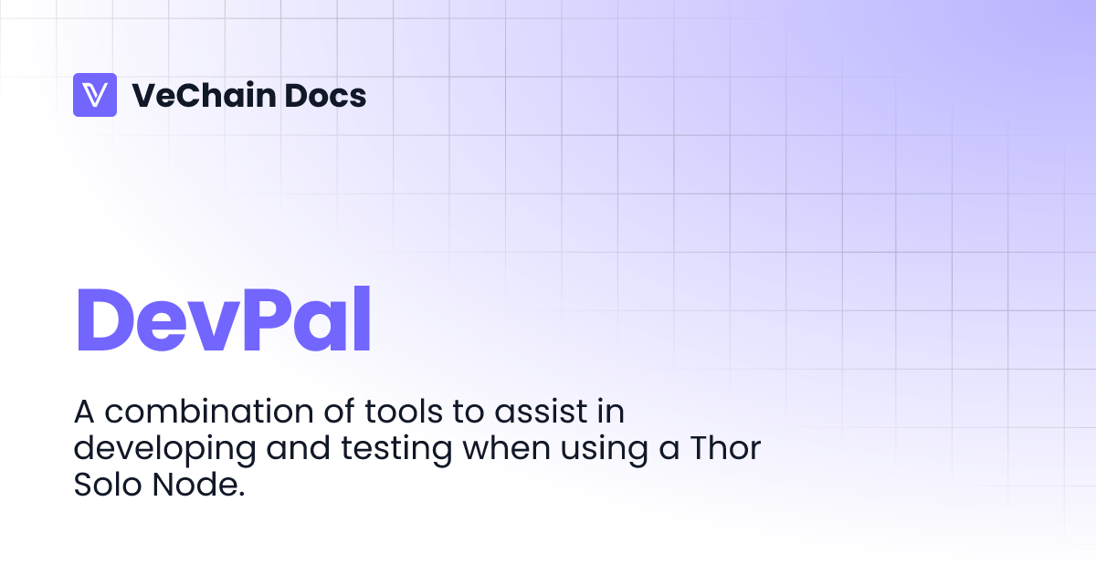 DevPal | VeChain Docs
